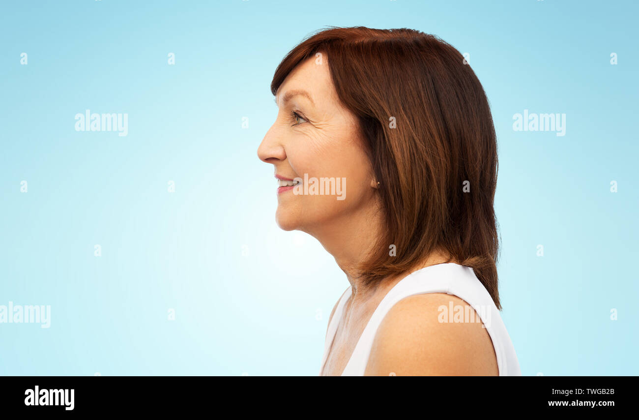 Nice side profile white hi-res stock photography and images - Alamy