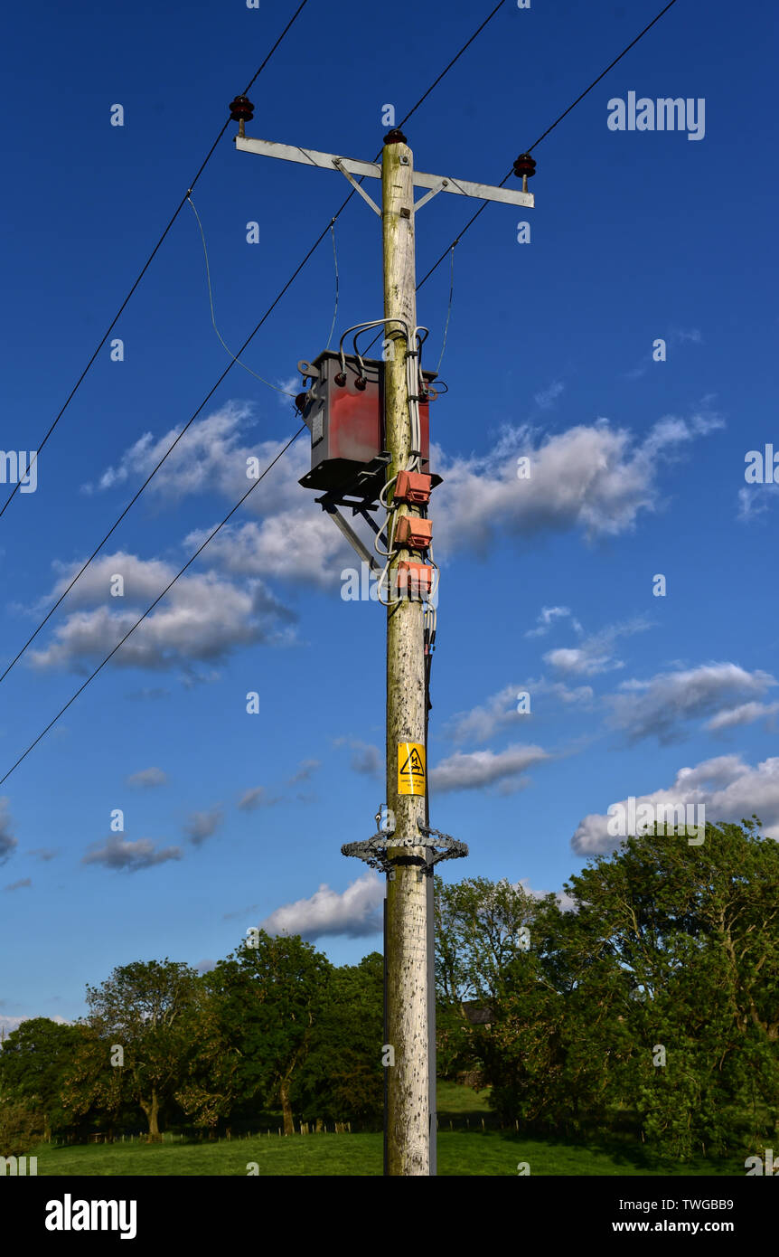 Power supply to farm hi-res stock photography and images - Alamy