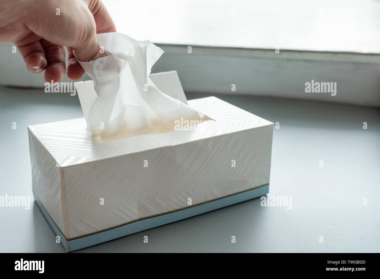 Tissue box on white hi-res stock photography and images - Alamy