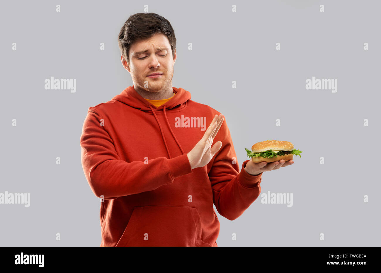 Refusing man hi-res stock photography and images - Alamy