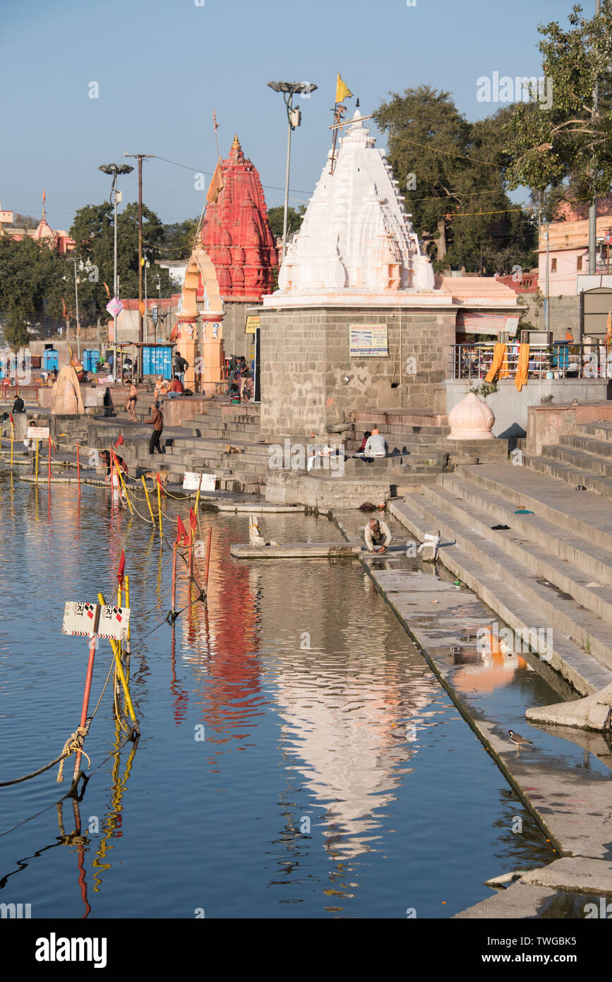 Holy river narmada hi-res stock photography and images - Alamy
