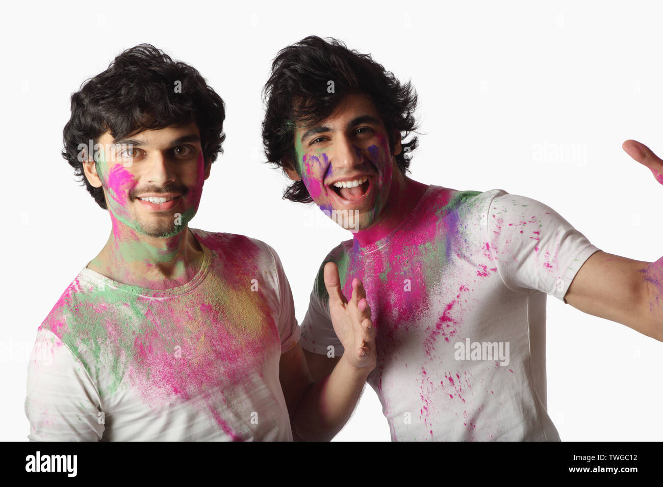 Holi festival of colours Cut Out Stock Images & Pictures - Alamy