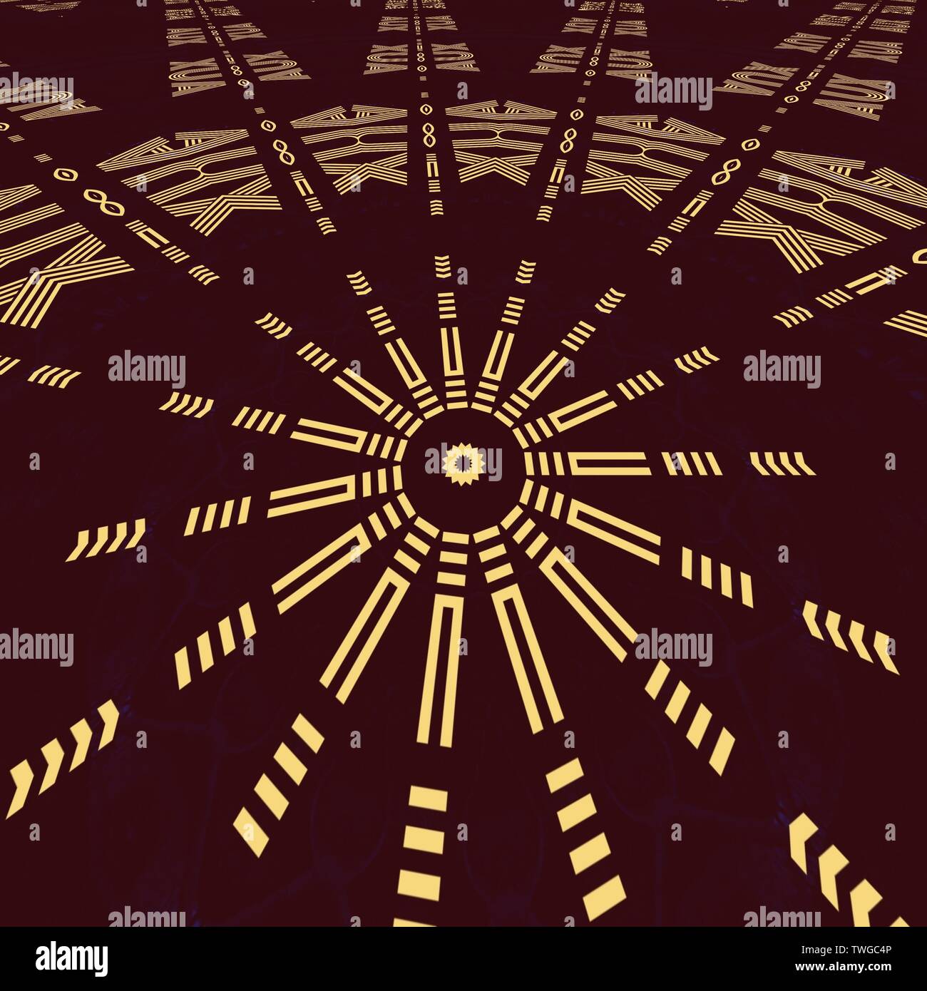 Graphic Image design style spectrum abstract art, illustration Stock ...