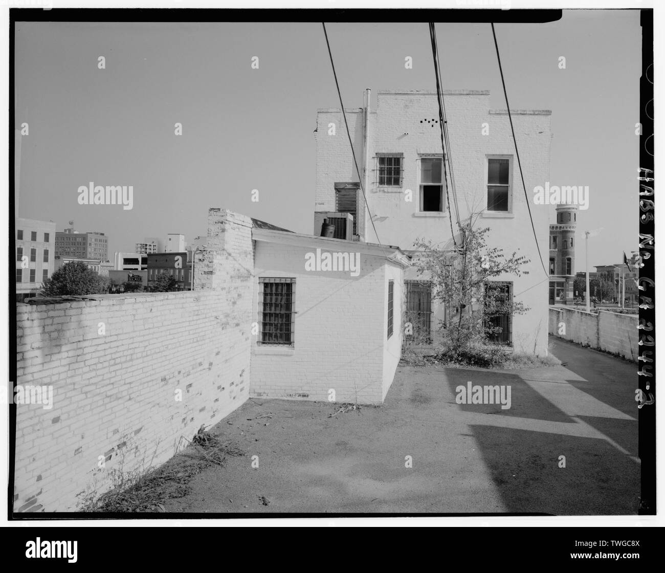 Exterior rear view Black and White Stock Photos & Images - Alamy