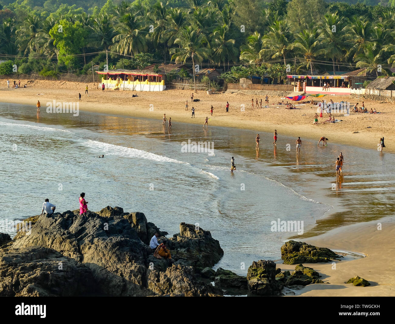 Om beach gokarna hi-res stock photography and images - Alamy