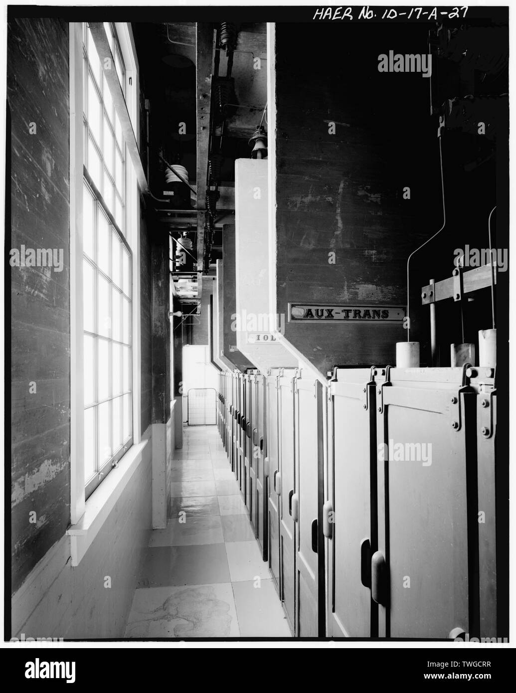 REAR OF CENTRAL CONTROL PANEL IN SECOND FLOOR GENERATOR ROOM OF ...
