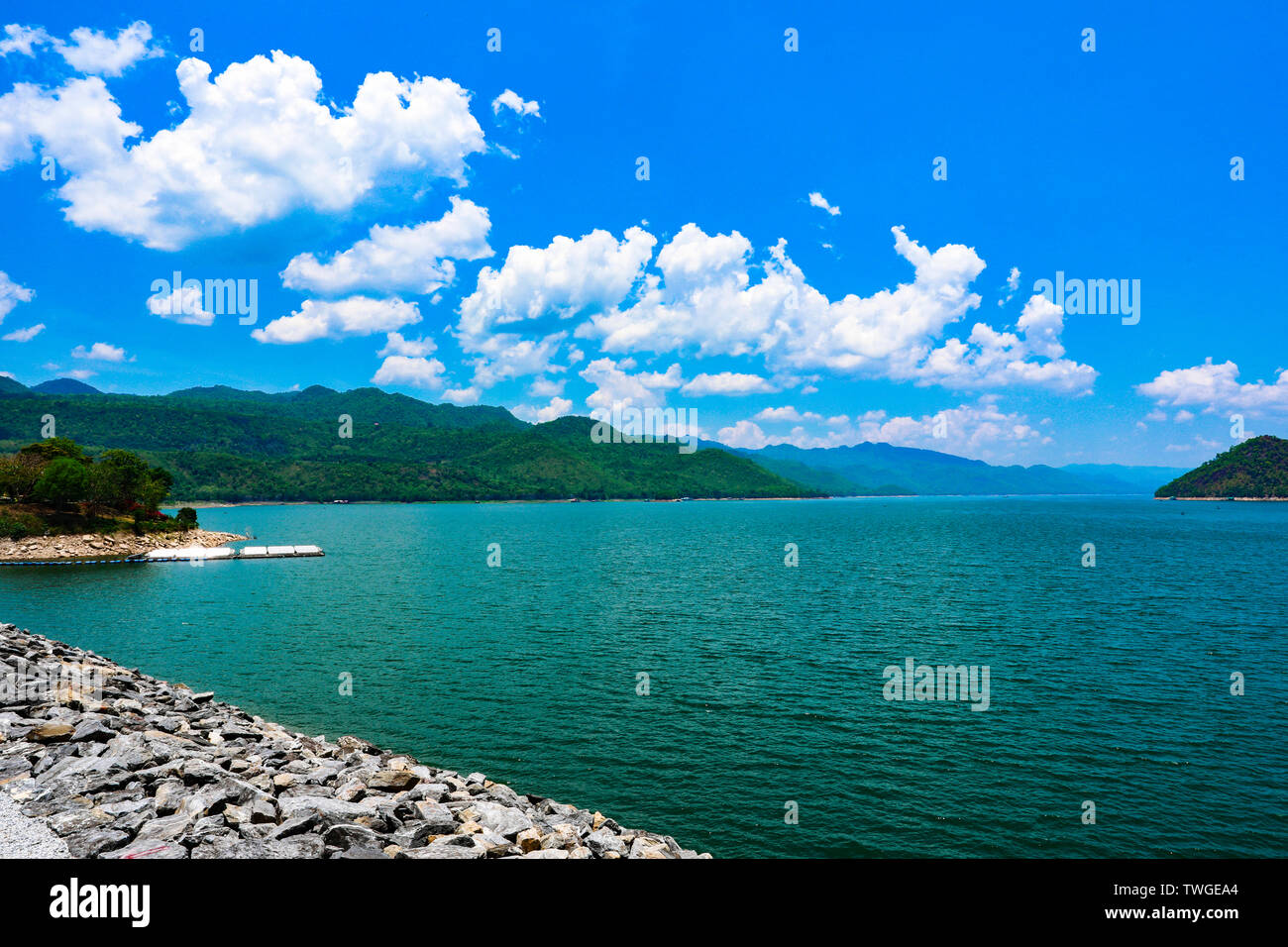 Power station srinakarin dam hi-res stock photography and images - Alamy