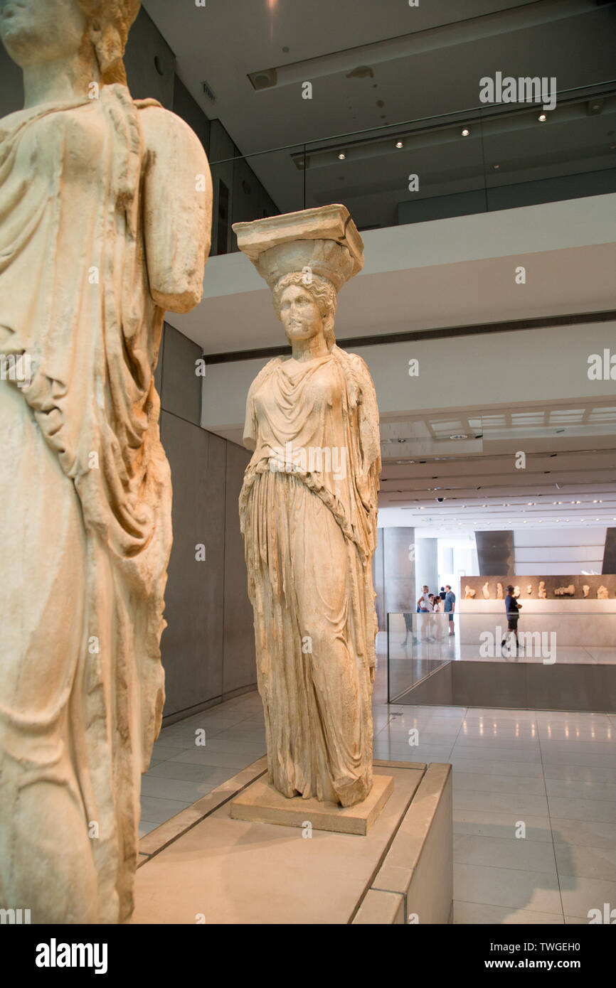 New Acropolis Museum in Athens Greece Stock Photo - Alamy