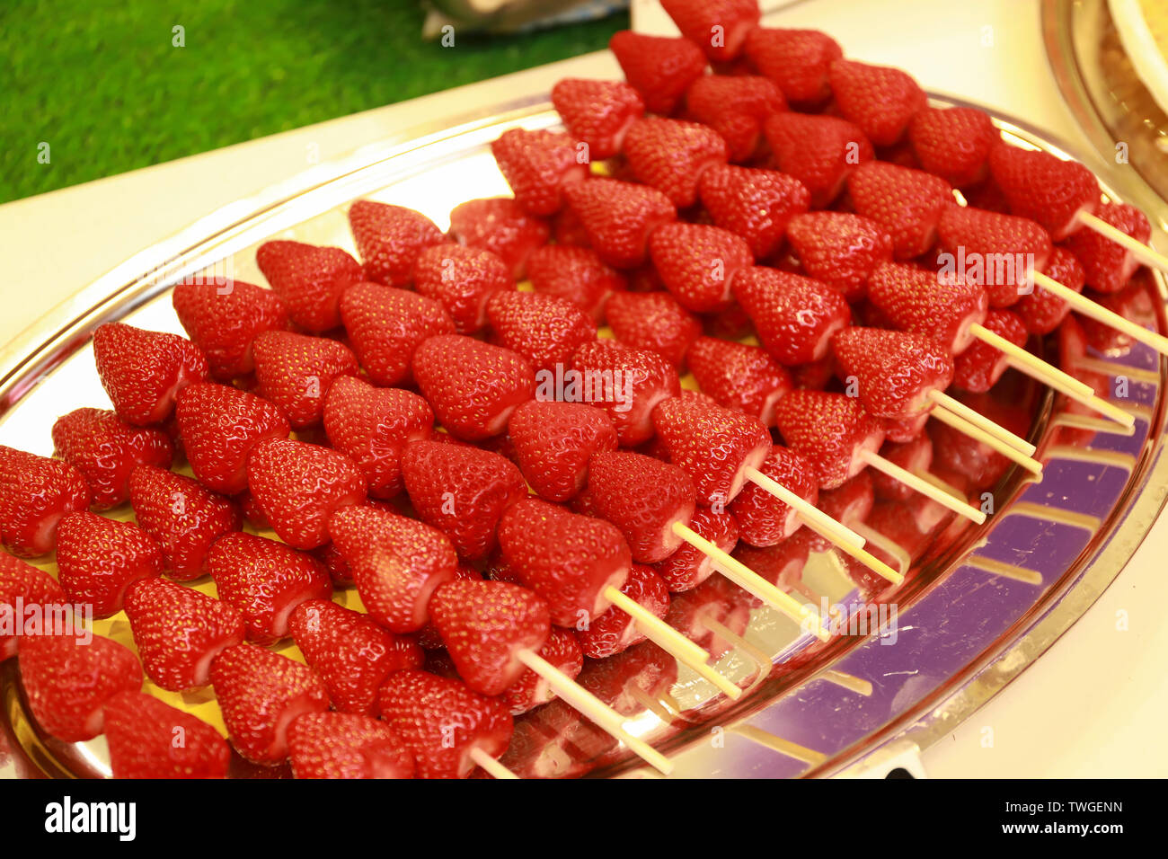 Japanese Strawberry Pudding