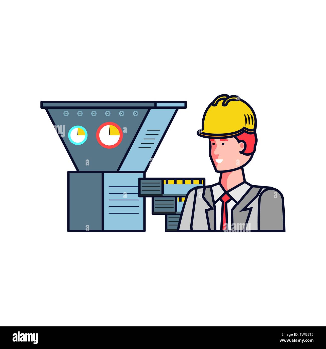 Worker design, Working occupation person job corporate employee and ...
