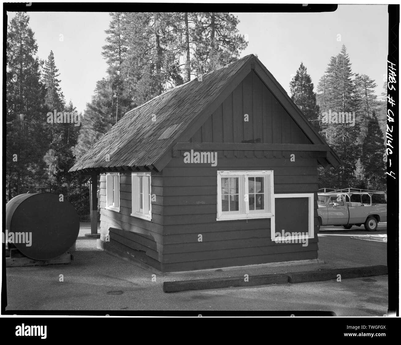 REAR VIEW SHOWING GAS TANK - Lassen Volcanic National Park, Service ...