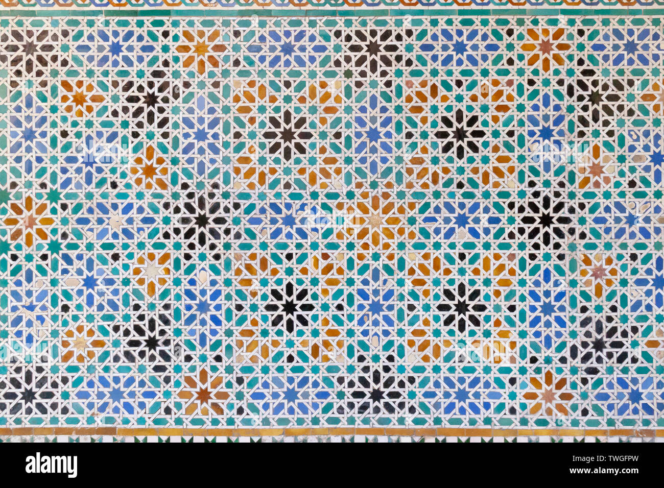 Azulejos - Spanish glazed ceramic Stock Photo - Alamy