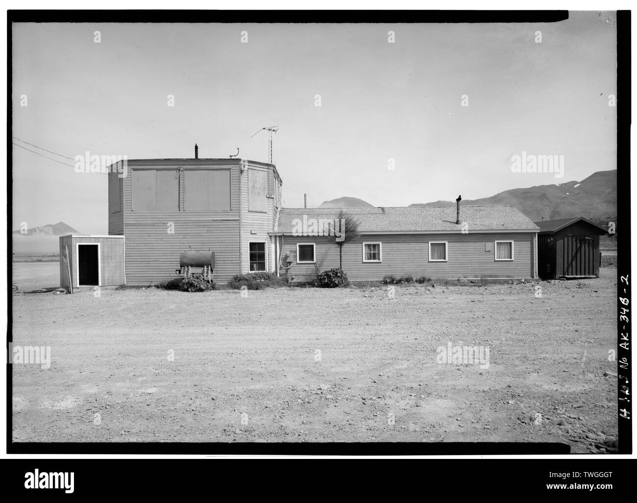 REAR, LOOKING NORTH - Naval Operating Base Dutch Harbor and Fort Mears ...