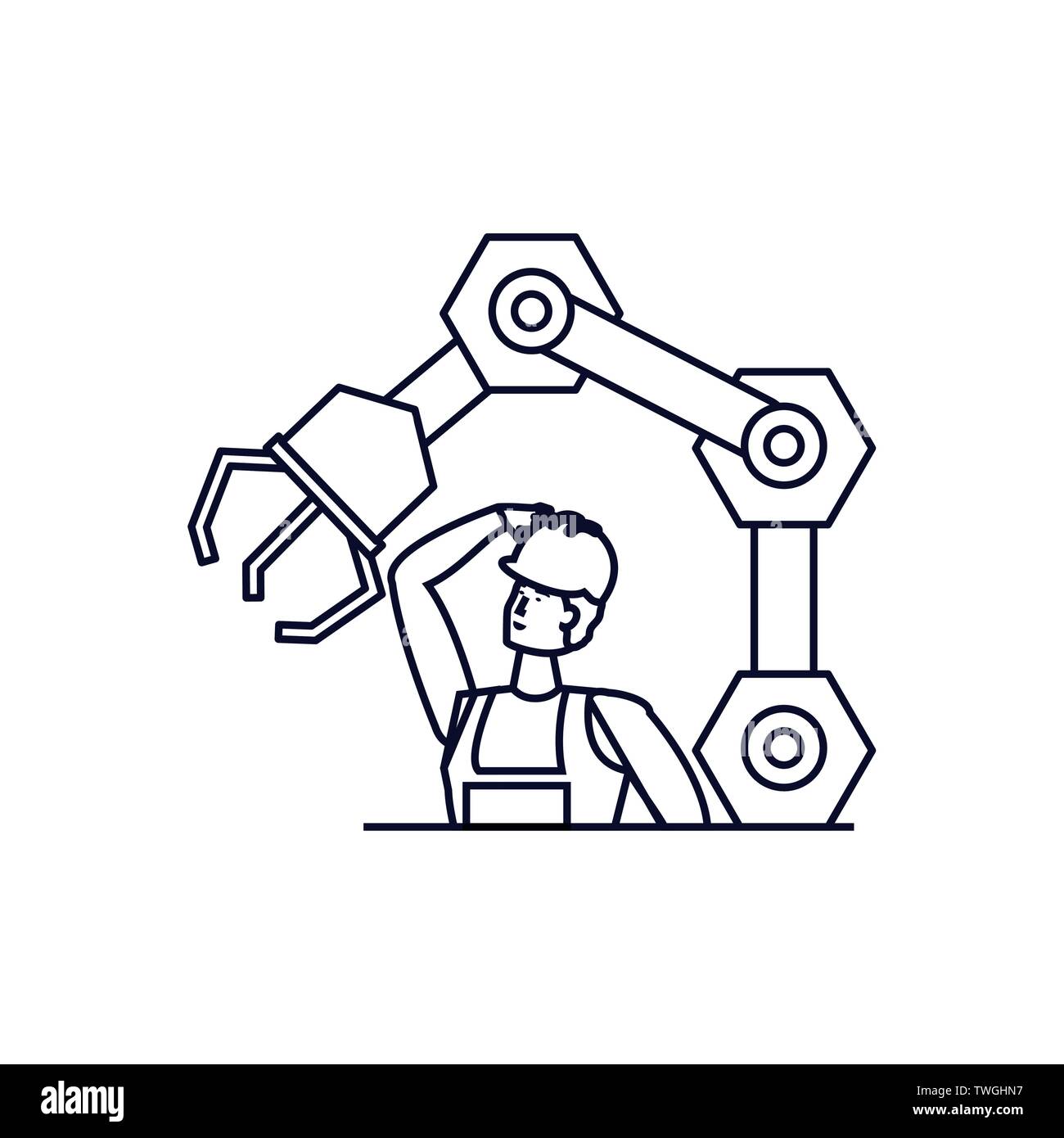 Worker design, Working occupation person job corporate employee and ...