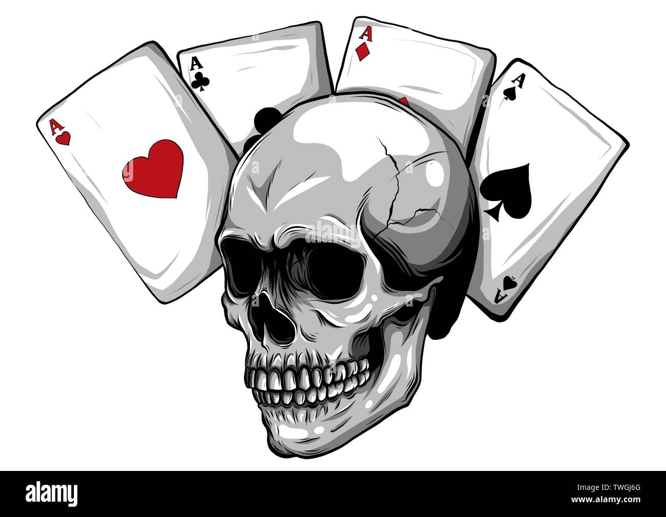 Dead man poker hand hi-res stock photography and images - Alamy
