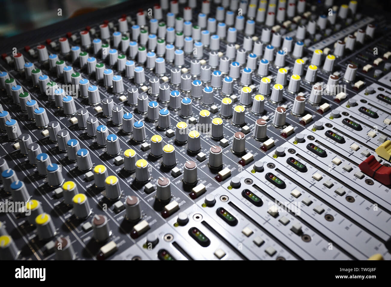 Audio sound mixer Stock Photo - Alamy