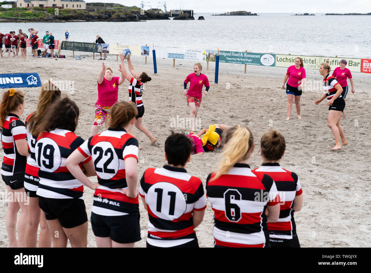 Beach rugby tournament hi-res stock photography and images - Alamy