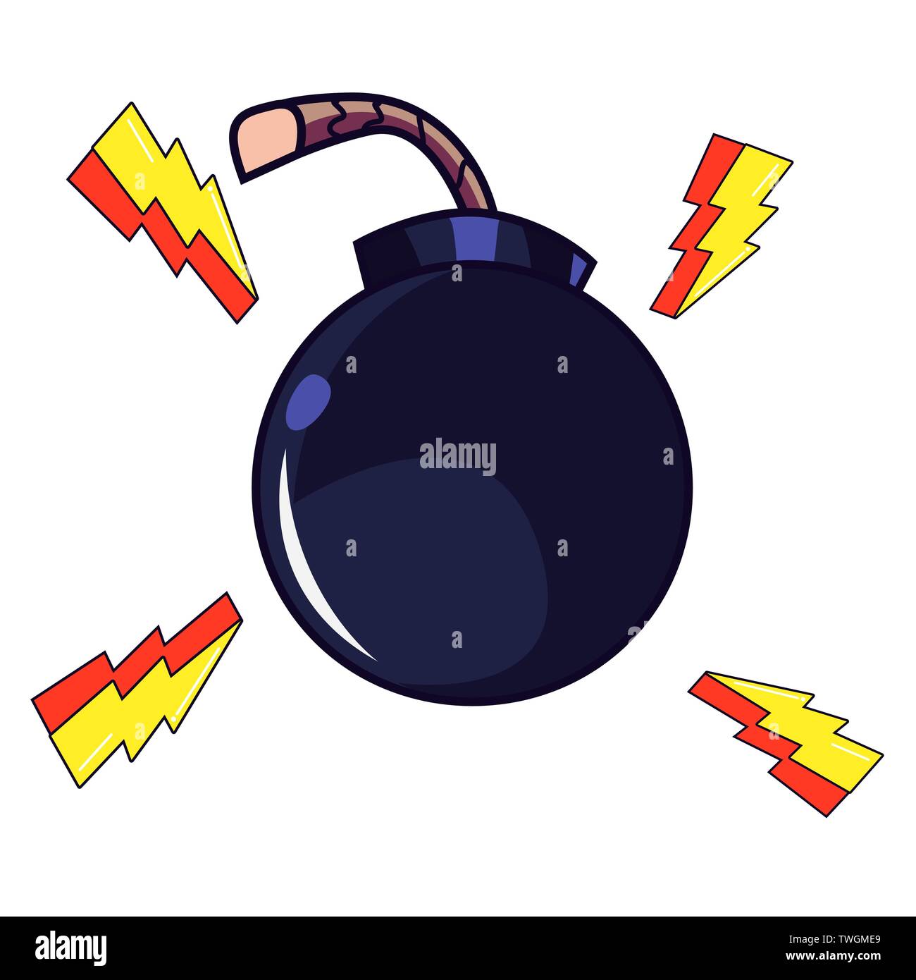 comic boom explosion pop art white background vector illustration Stock ...