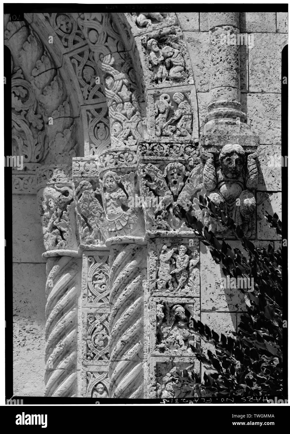RIGHT-HAND DETAIL, COLONETTE CAPITALS, MAIN ENTRANCE PORTAL - McAneeny ...
