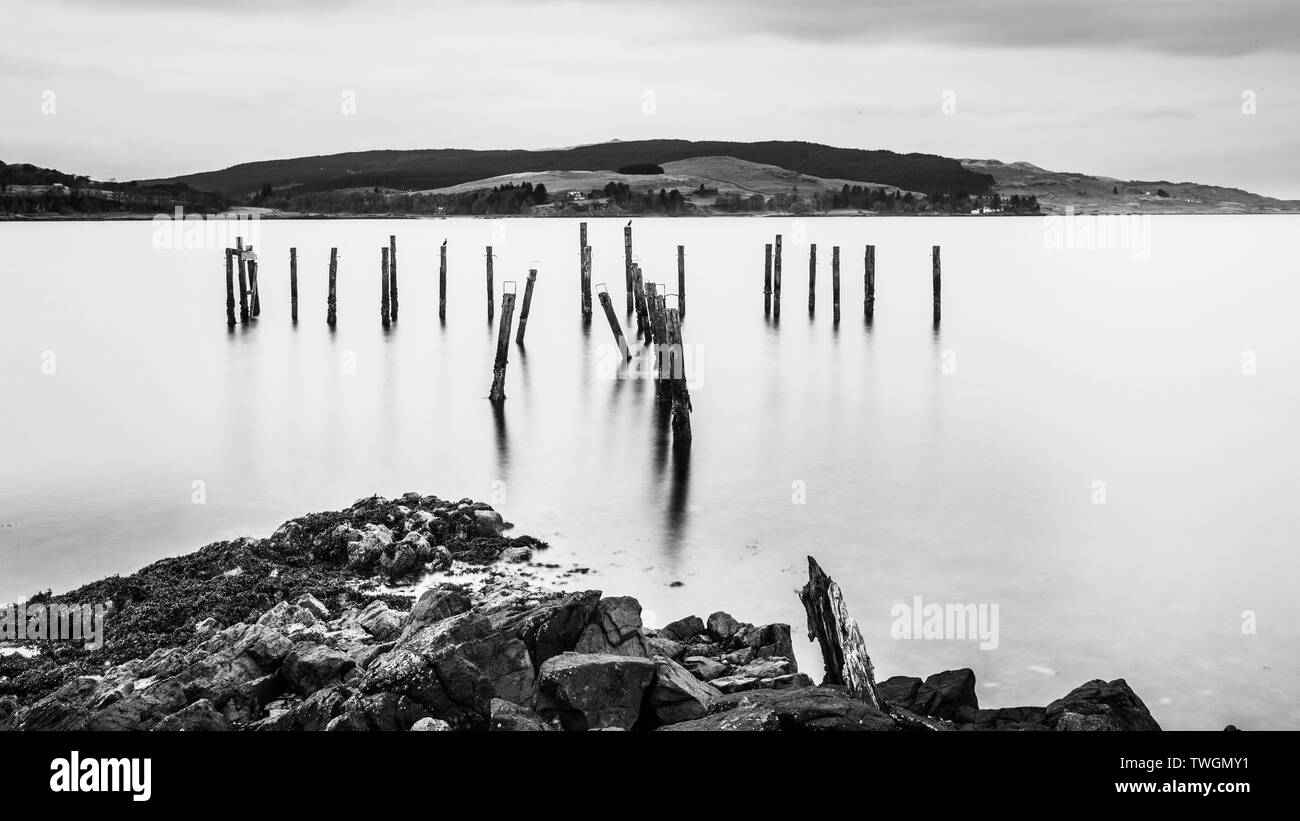 Salen pier hi-res stock photography and images - Alamy