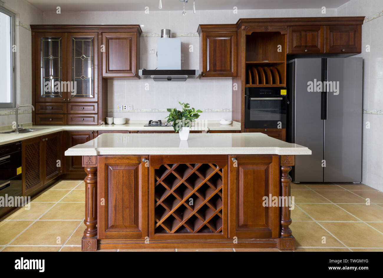 Modern kitchen close-up Stock Photo - Alamy