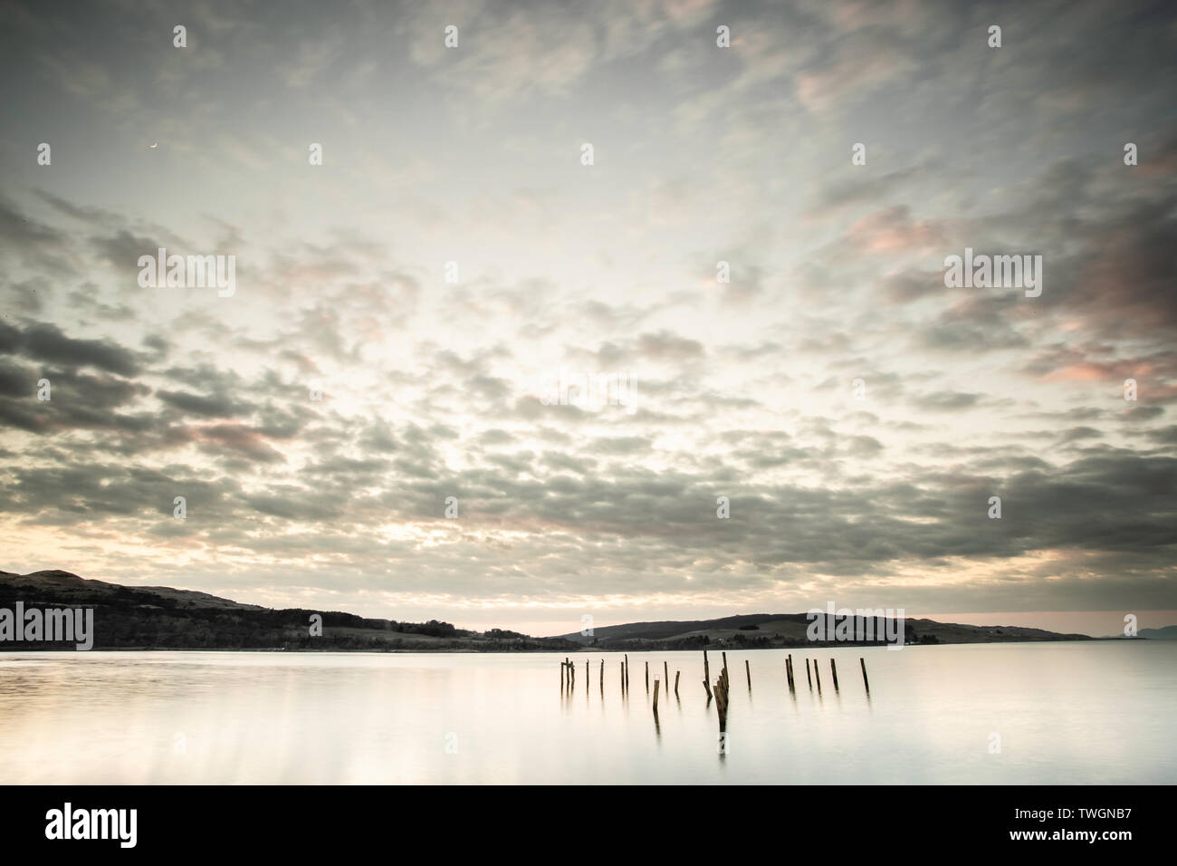 Salen pier hi-res stock photography and images - Alamy