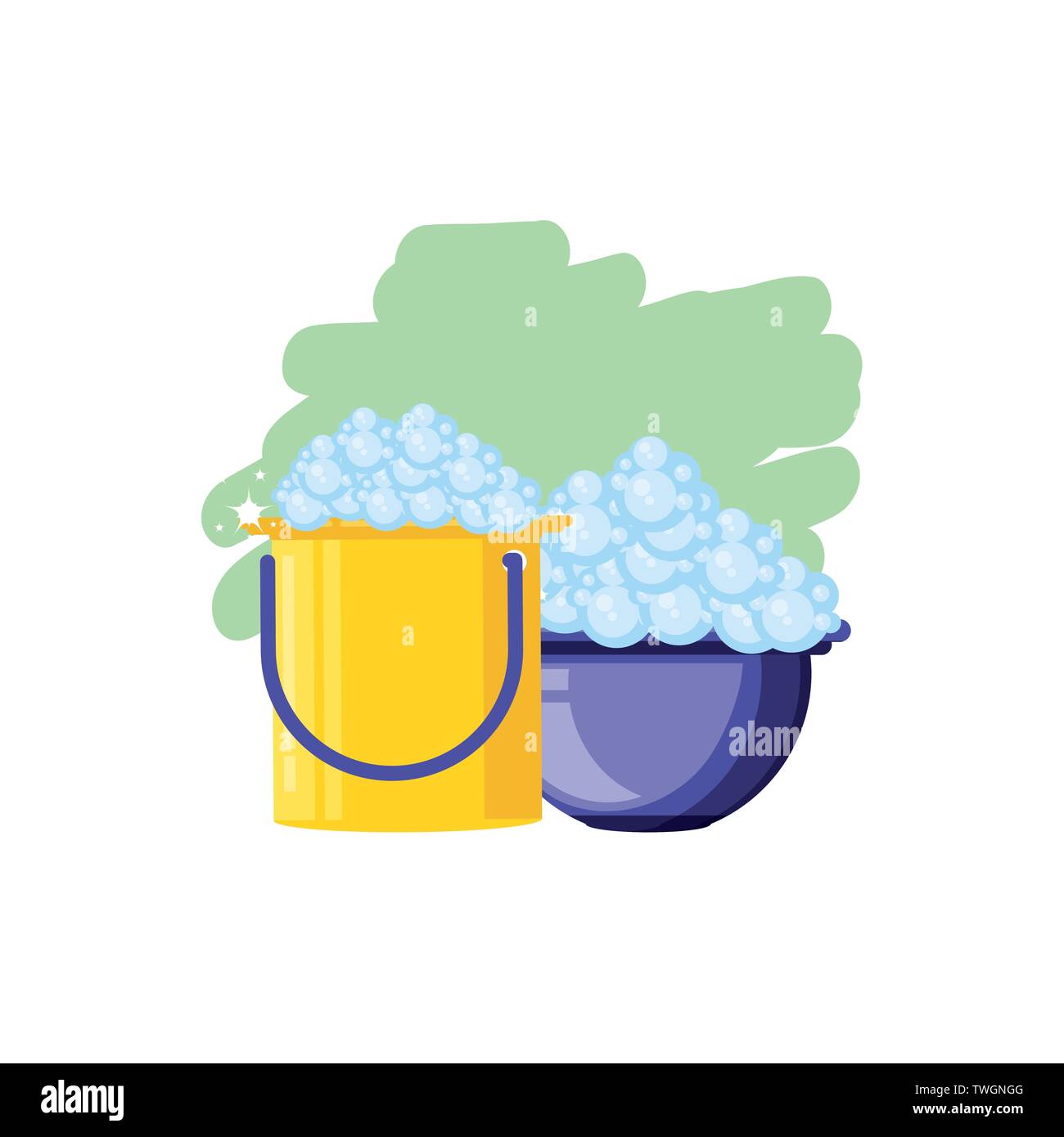 Cleaning bucket design, Object home work hygiene equipment domestic and ...