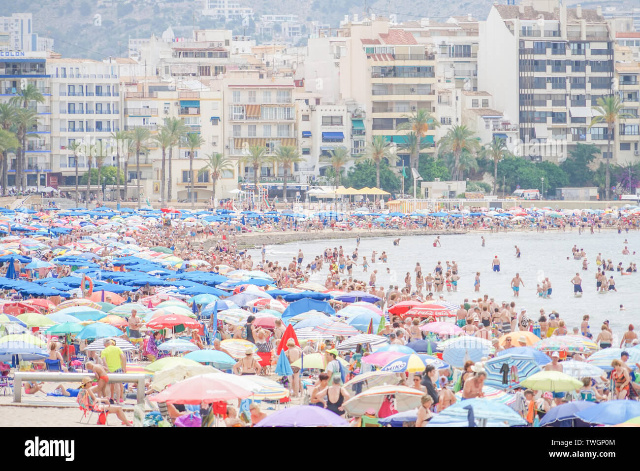 Benidorm Beach Holidaymakers High Resolution Stock Photography and ...