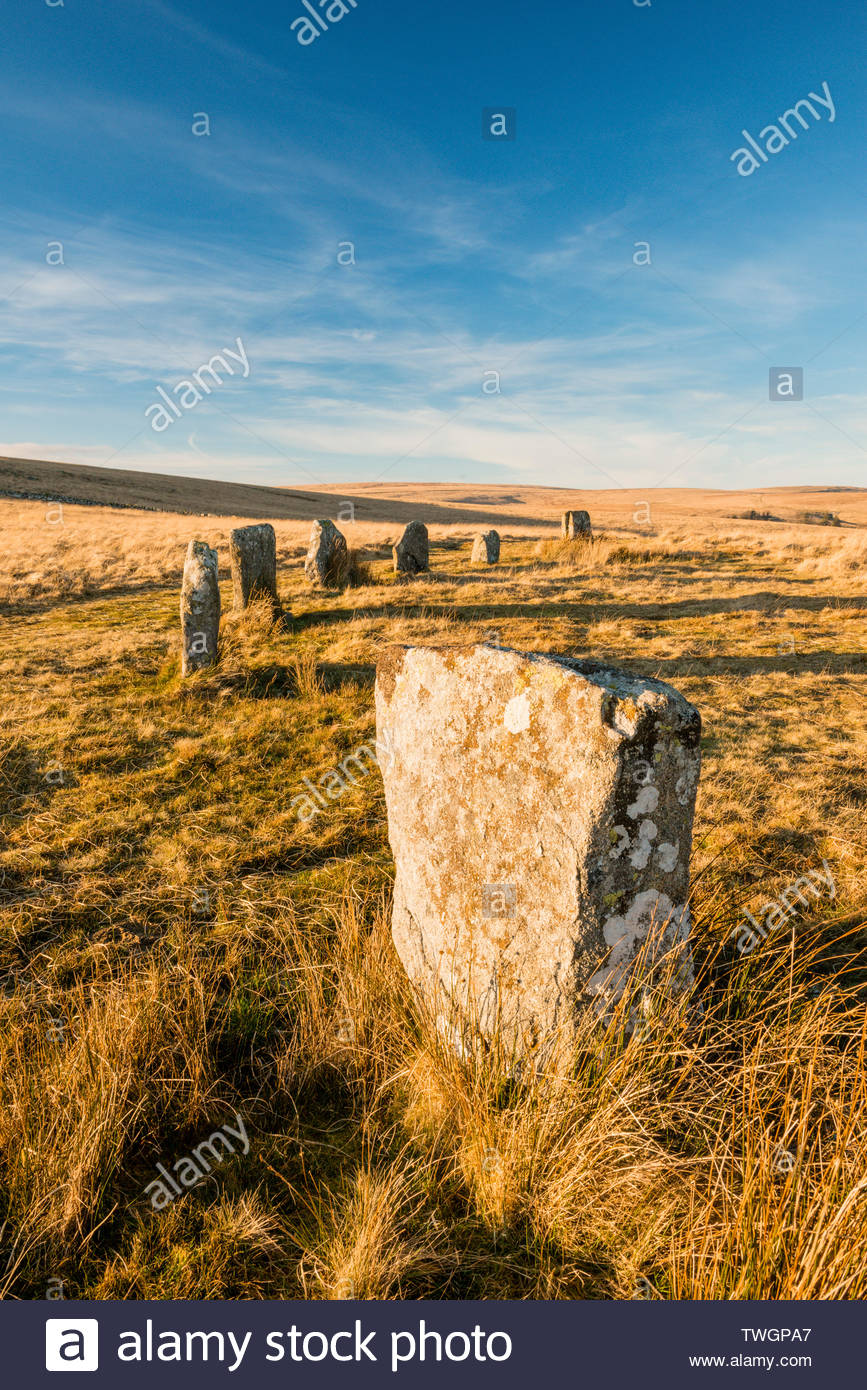 Grey Wethers Stone Circles High Resolution Stock Photography and Images ...