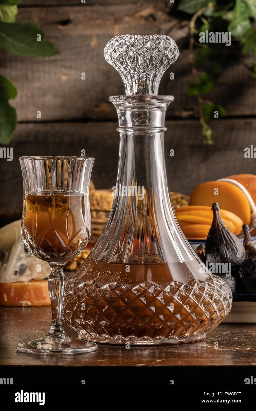 Mexican fig liquor Stock Photo - Alamy