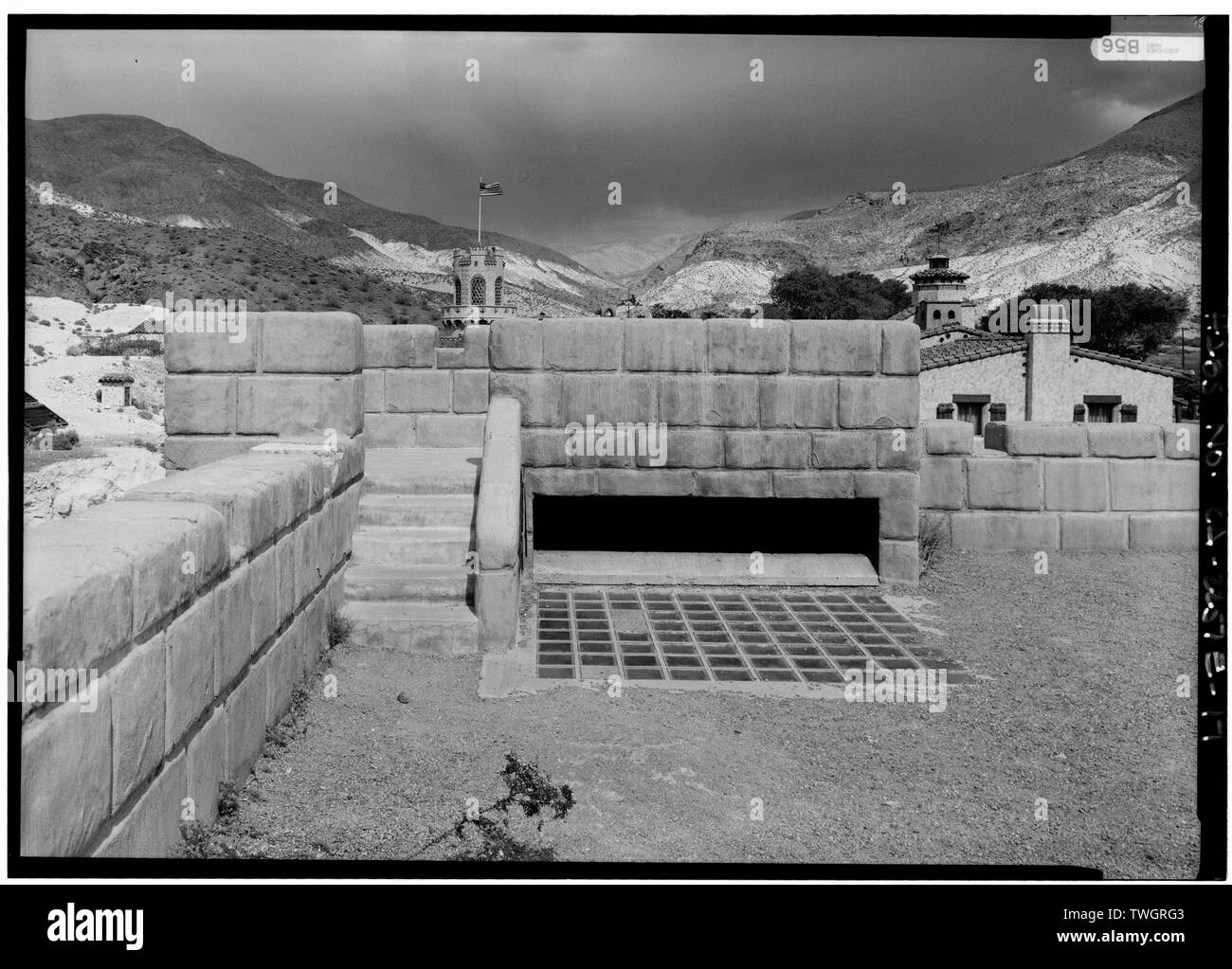 ROOF, SKYLIGHT AND PLATFORM LOOKING EAST - Death Valley Ranch, Power ...