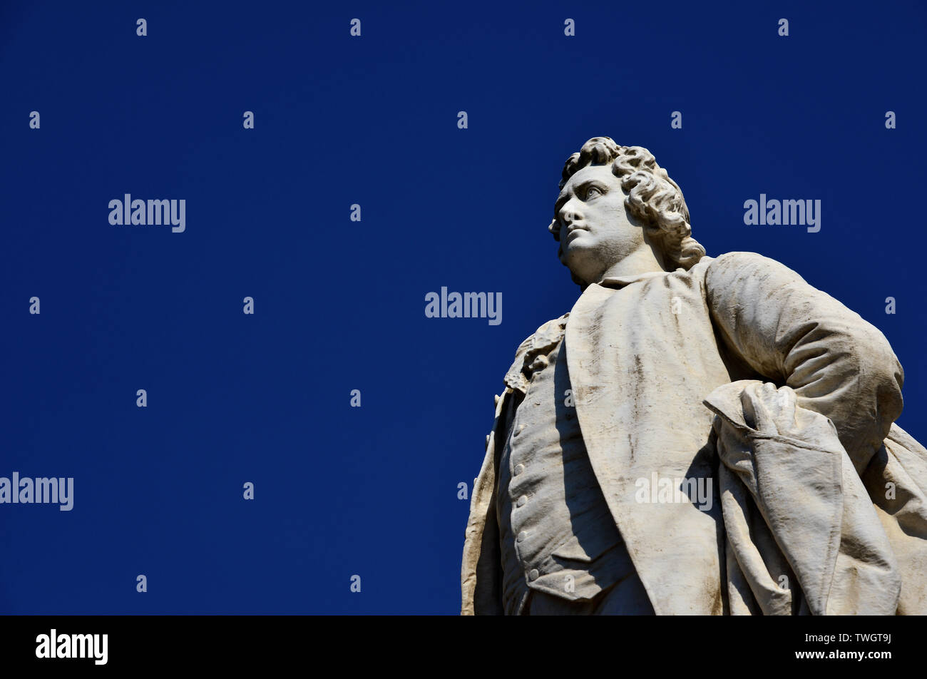 Monument of Wolfgang Goethe, the famous german writer, in Villa ...