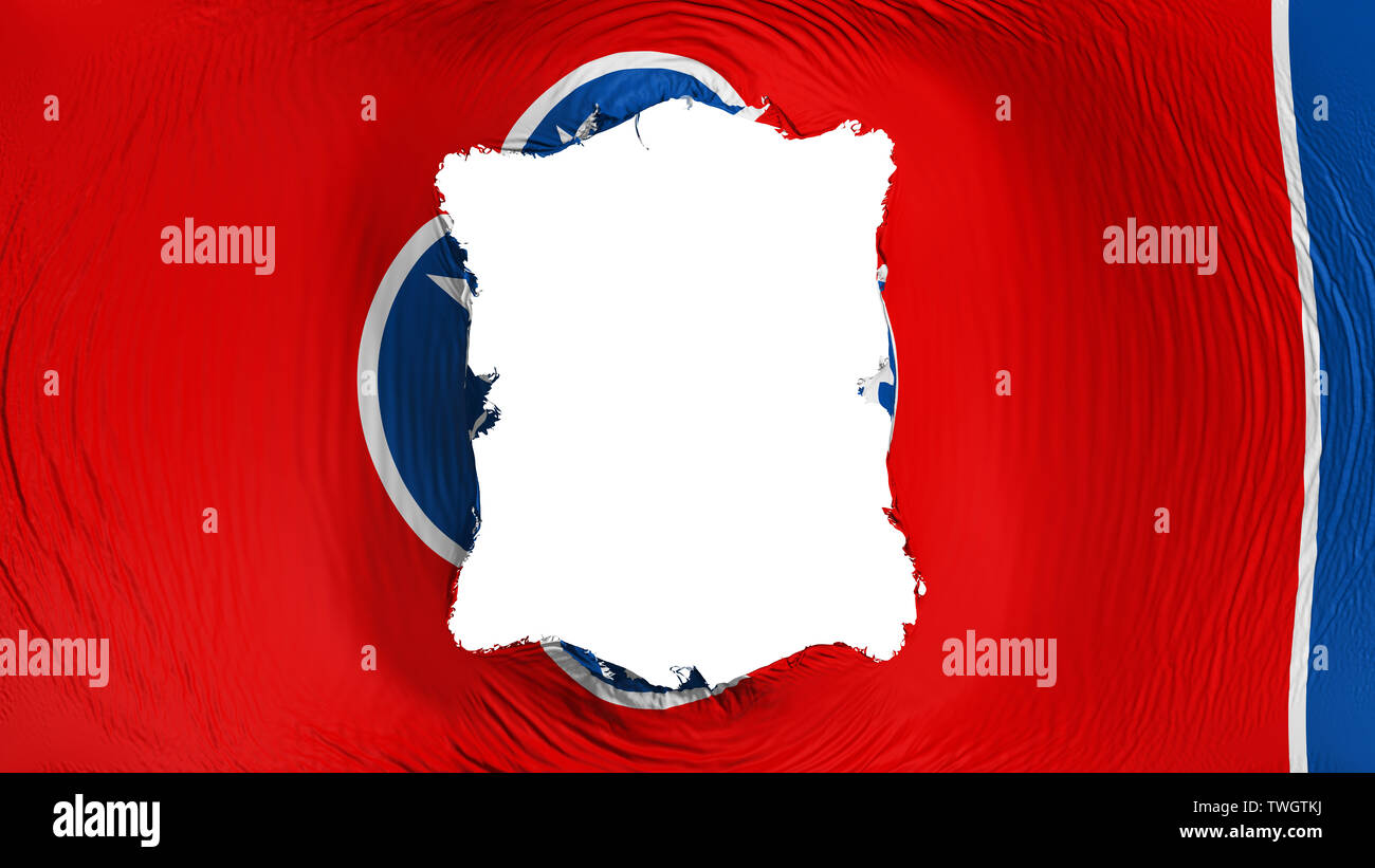 Square hole in the Tennessee state flag Stock Photo - Alamy