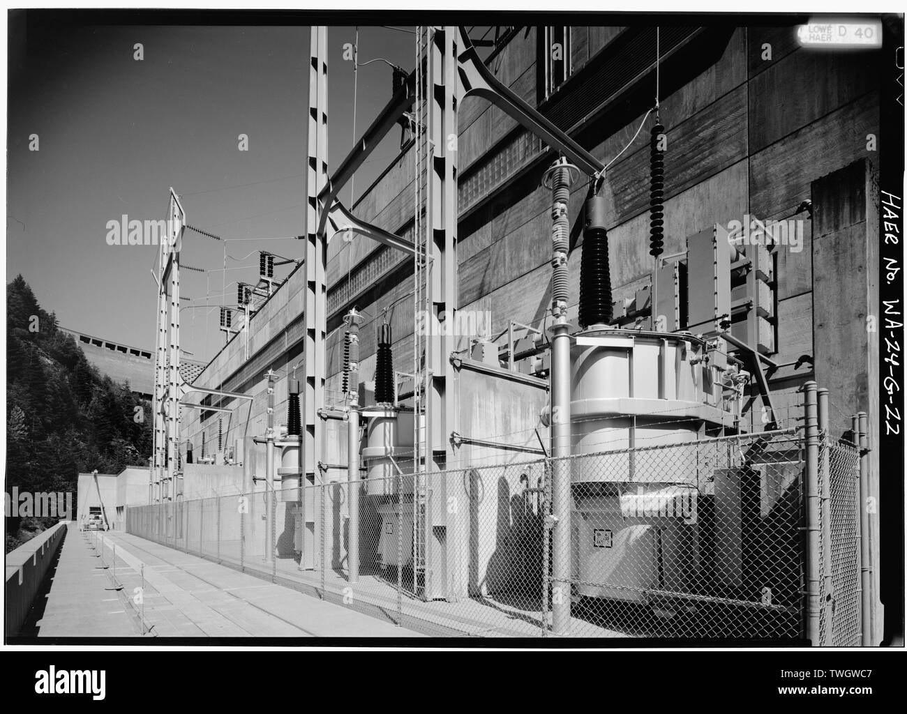 ROSS POWERHOUSE- TRANSFORMER DECK AS SEEN FROM WEST END LOOKING EAST ...