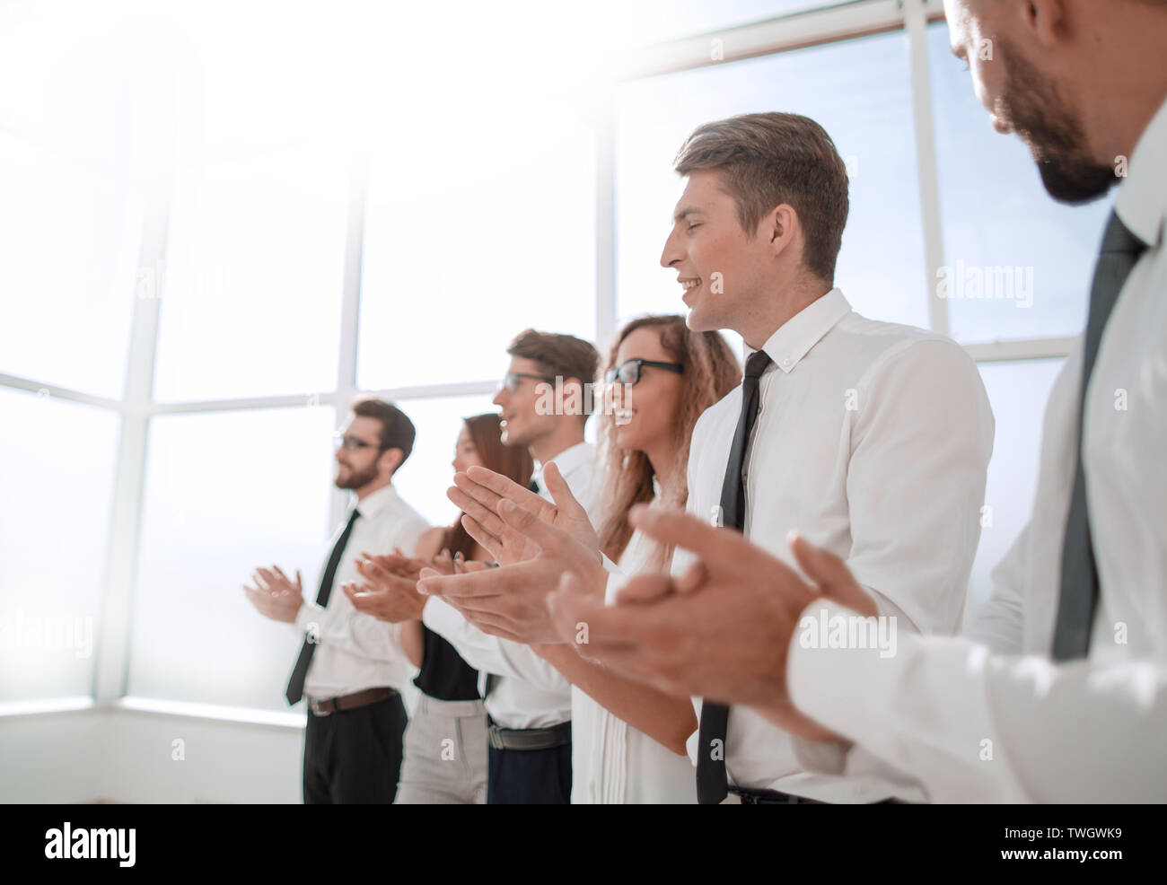 Office Ovation High Resolution Stock Photography and Images - Alamy