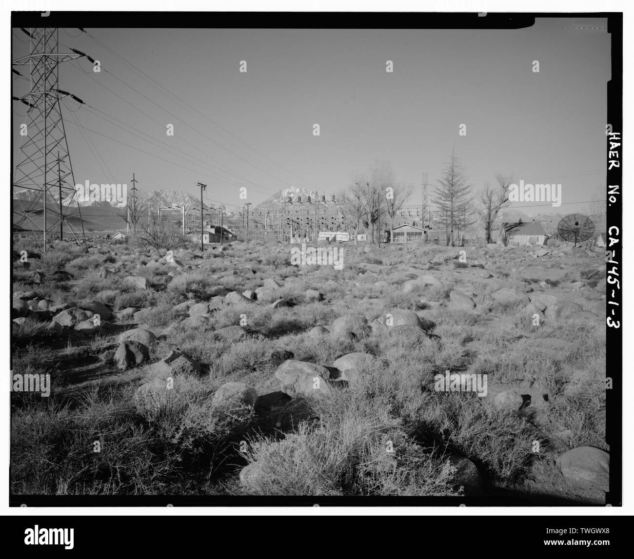 ROW OF WORKER RESIDENCES LOCATED ON THE EAST SIDE OF CONTROL STATION ...