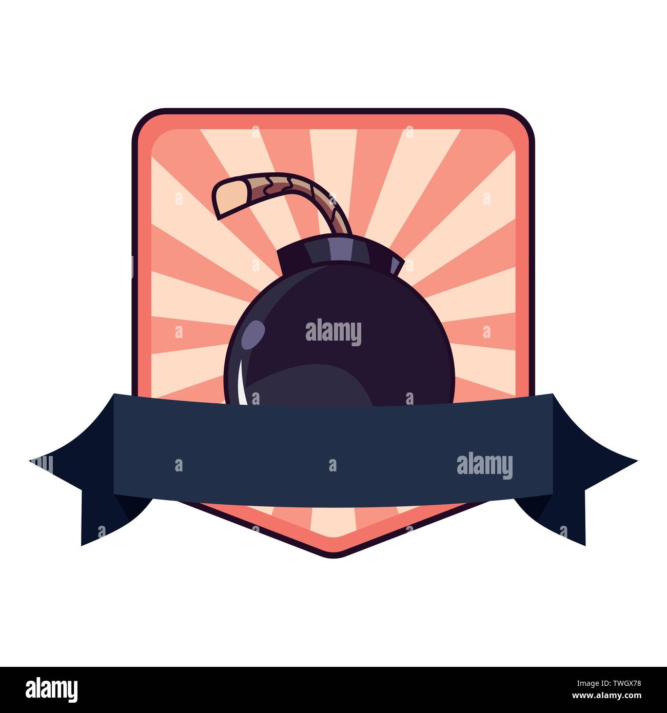 comic boom explosion pop art white background vector illustration Stock ...