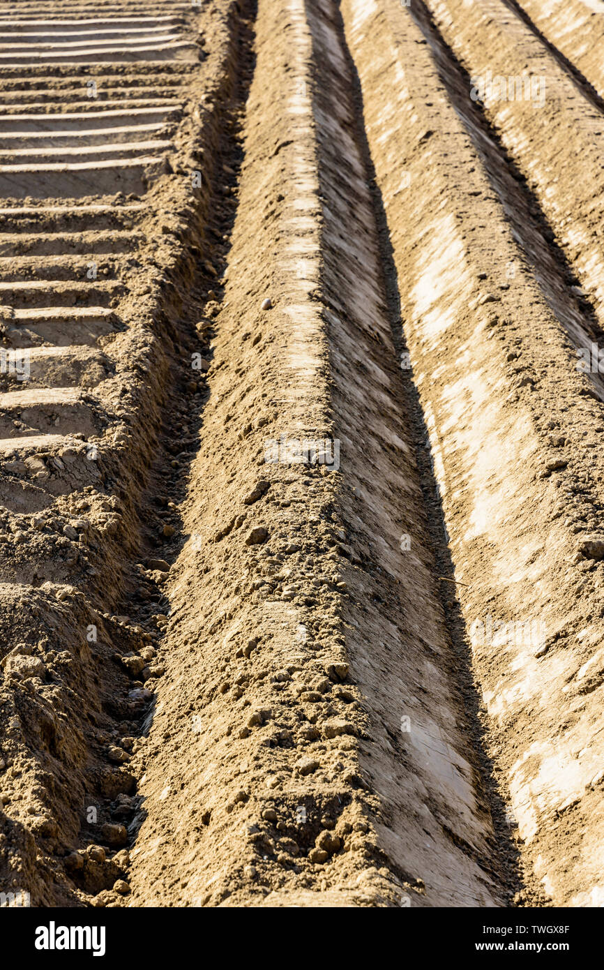 Straight Furrows High Resolution Stock Photography and Images - Alamy