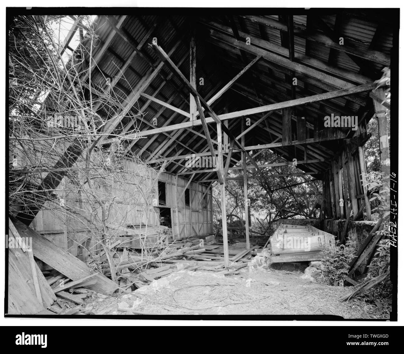 The sugar boiling house Black and White Stock Photos & Images - Alamy