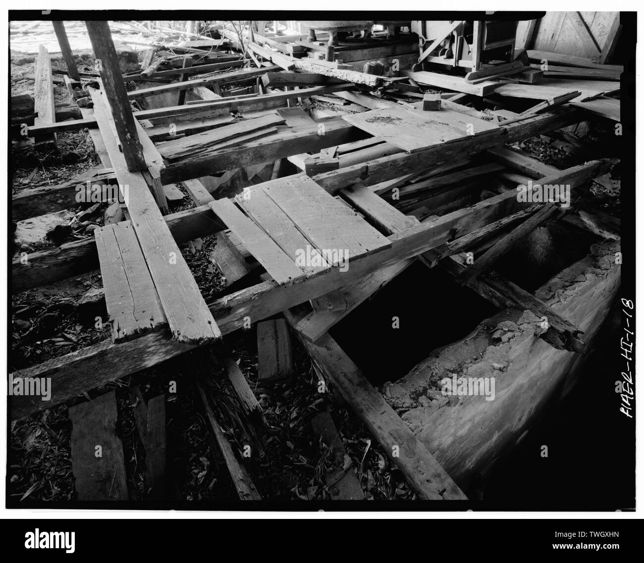 RW Meyer Sugar Mill- 1876-1889. Boiling House Interior, 1878. View ...