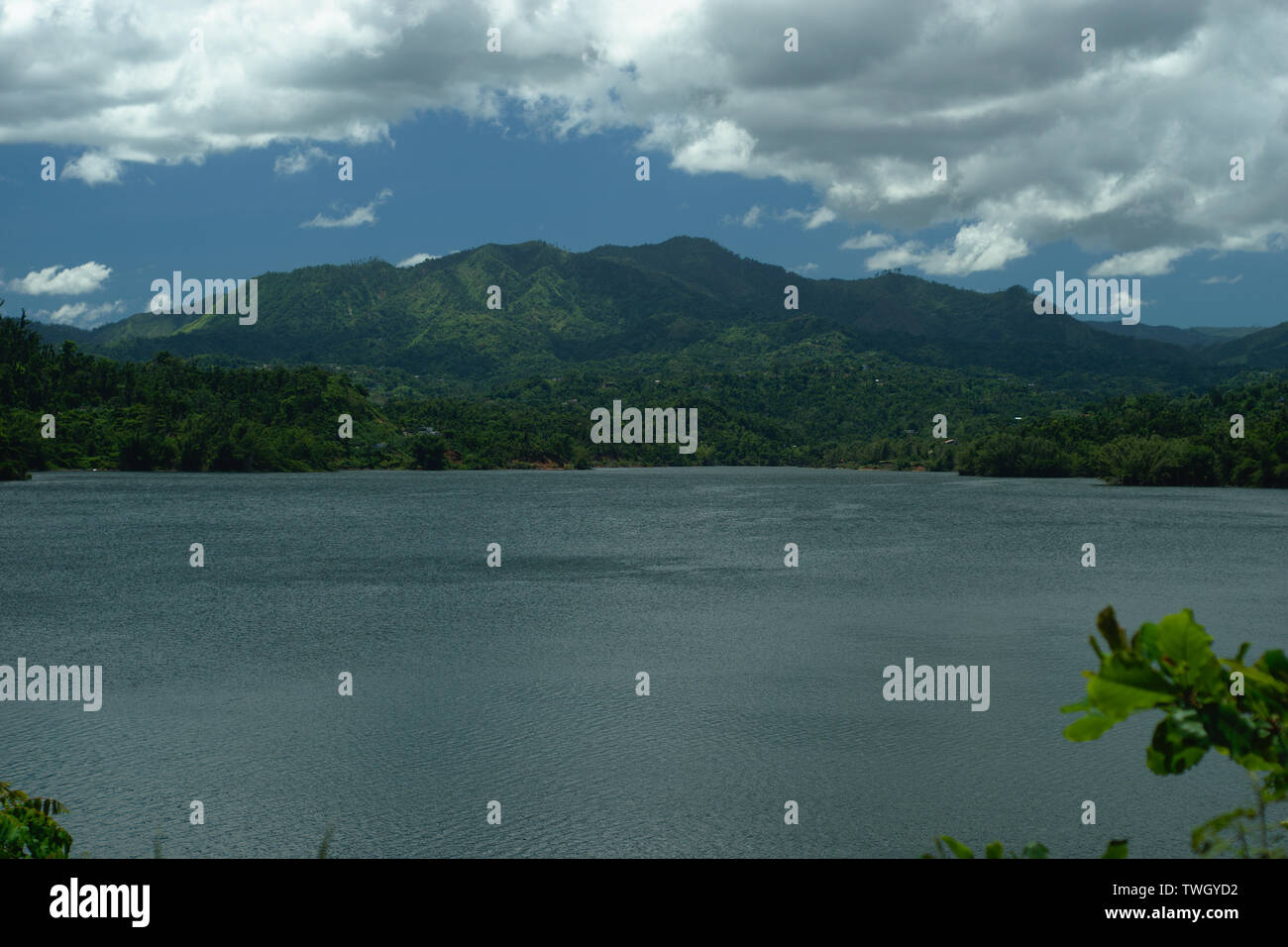 Montaña al sur del lago Caonillas, Utuado PR Stock Photo - Alamy