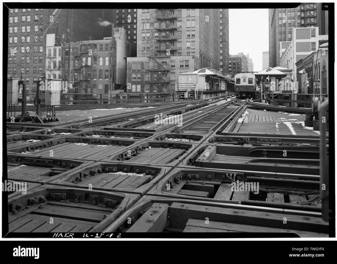 Lake street elevated railroad Cut Out Stock Images & Pictures - Alamy
