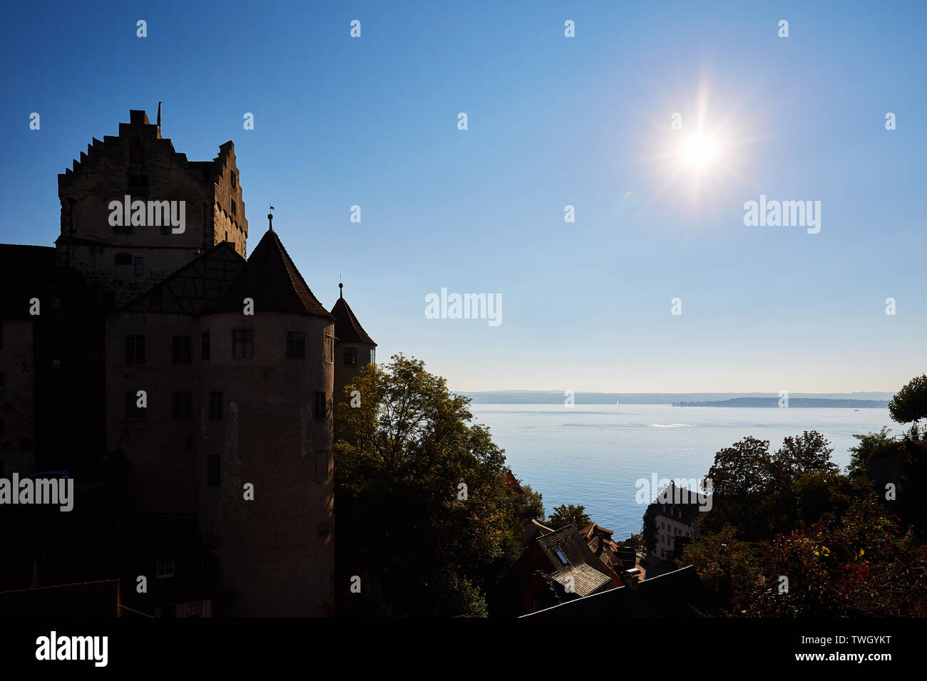 Meersburg Castle on Lake Constance Stock Photo - Alamy