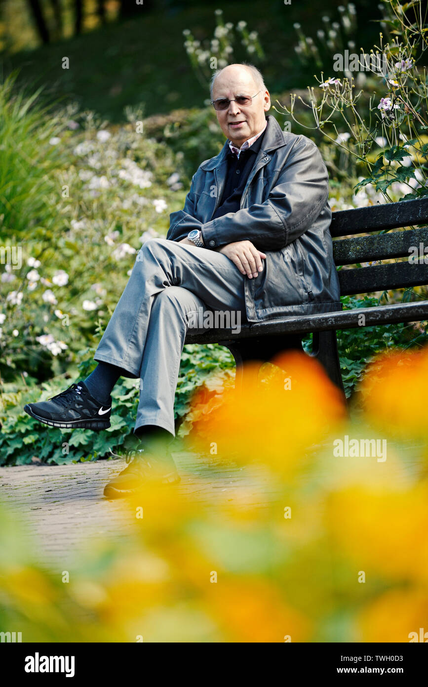 Typical german senior citizen Stock Photo - Alamy