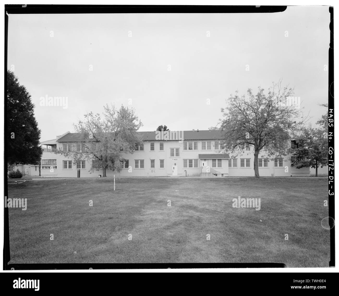 Rear (north) side - Fitzsimons General Hospital, Nurses' Tubercular ...