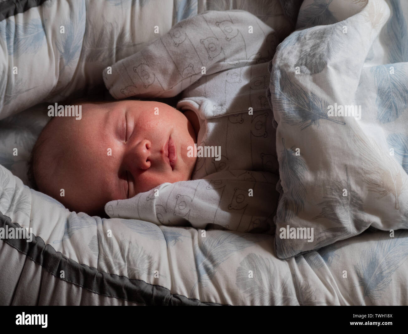 Cute Baby Boy Newborn Stock Photo - Alamy