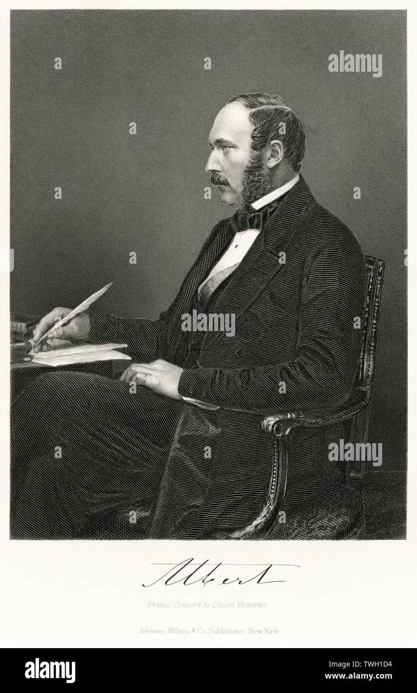 Prince Albert Consort Queen Victoria High Resolution Stock Photography ...