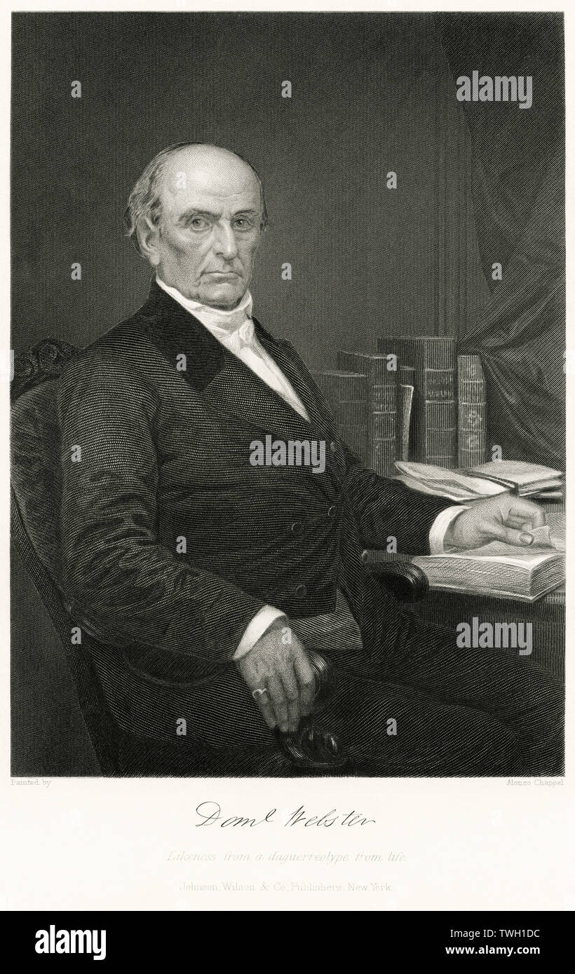 Vintage portrait of daniel webster hi-res stock photography and images ...