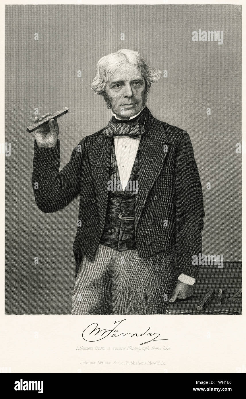 Michael faraday 1791 1867 english hi-res stock photography and images ...
