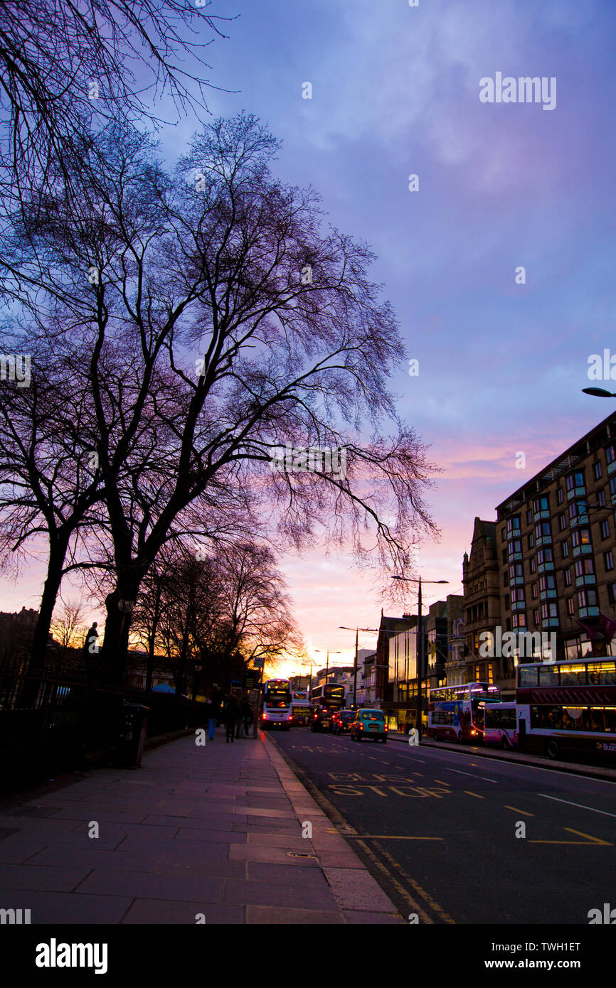 Edinburgh dawn landscape hi-res stock photography and images - Alamy